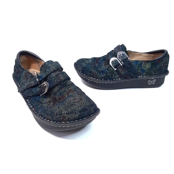 Alegria | Shoes | Alegria Alli Floral Multi Dot Rainbow Sparkle Shoes ...